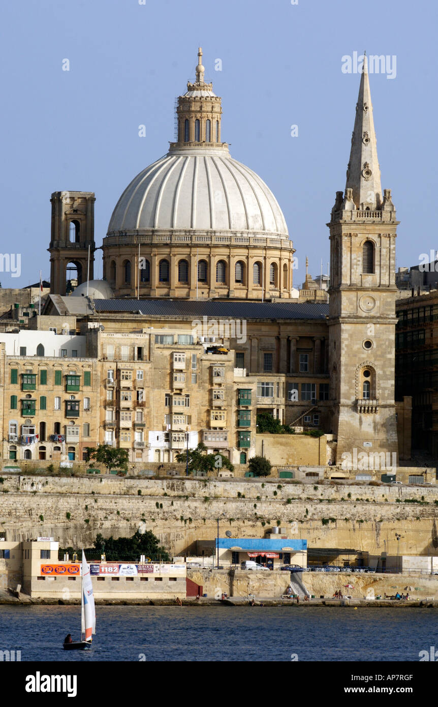 General views of the Maltese capital of Valetta, Malta Stock Photo - Alamy