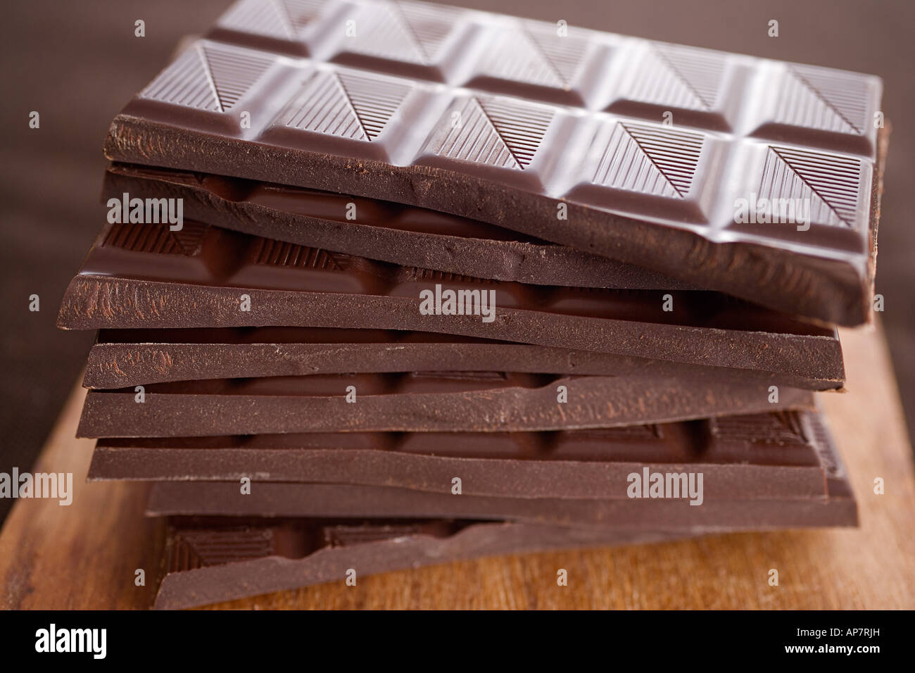 Chocolate bars in a pile Stock Photo - Alamy