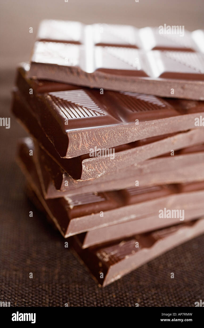 Pile of chocolate bars hi-res stock photography and images - Alamy