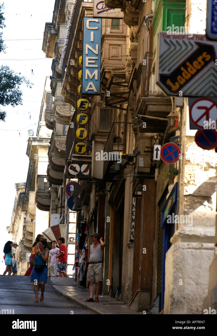 General views of the Maltese capital of Valetta, Malta Stock Photo - Alamy