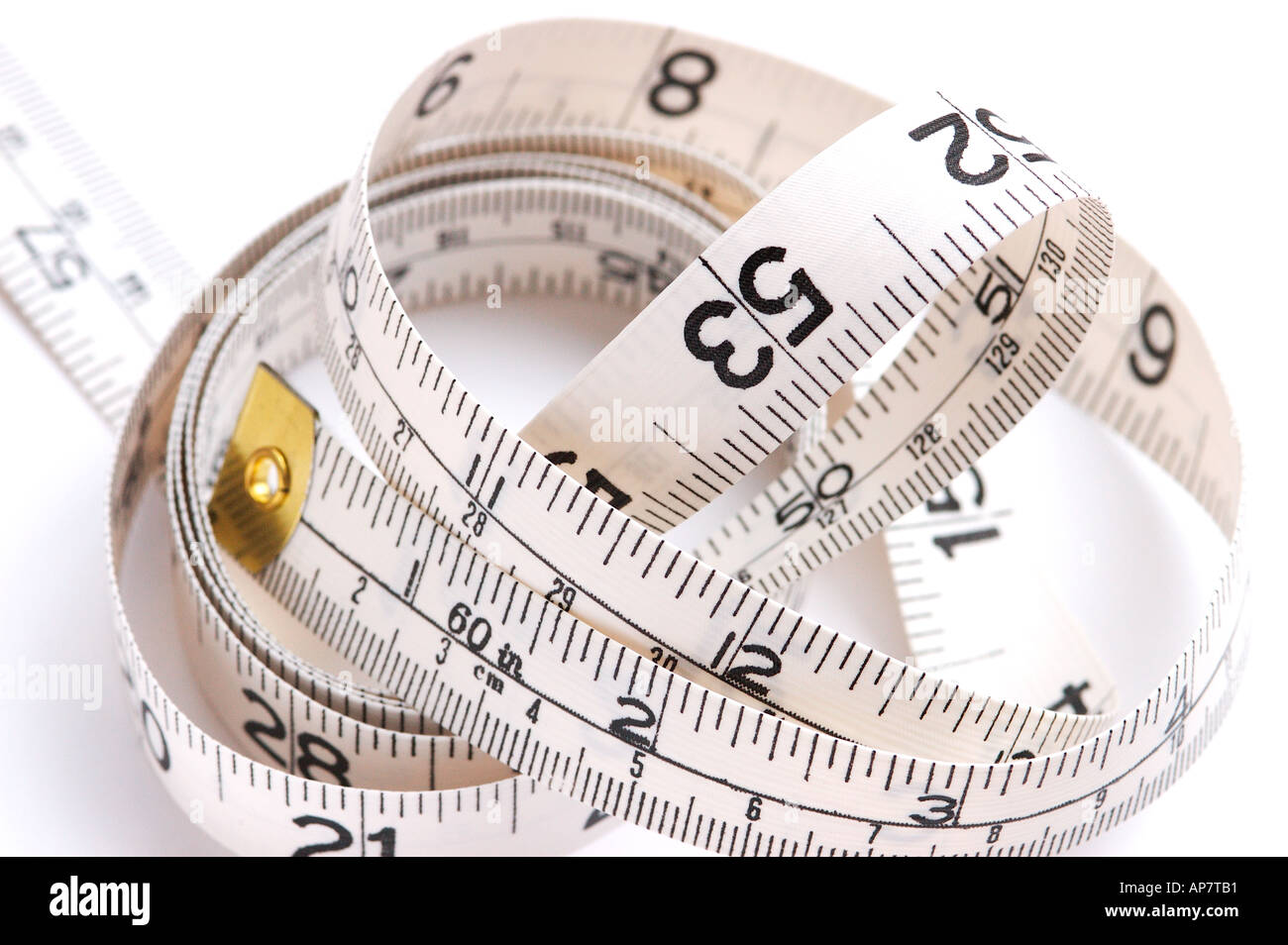Tape measure Close up detail Stock Photo - Alamy