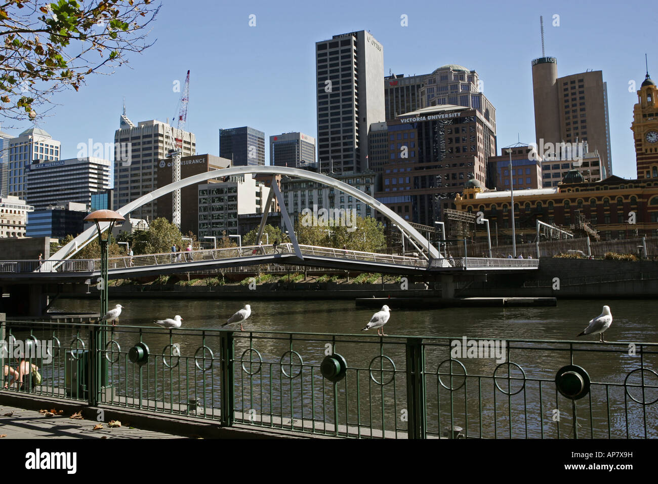 Southgate pedestrian bridge hi-res stock photography and images - Alamy