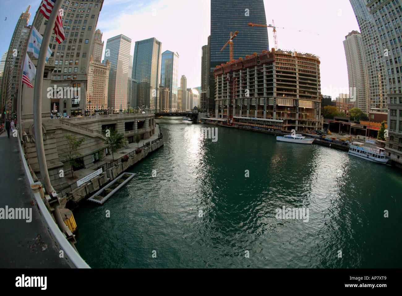 new highrises being constructed in downtown chicago stock photo 170 ...