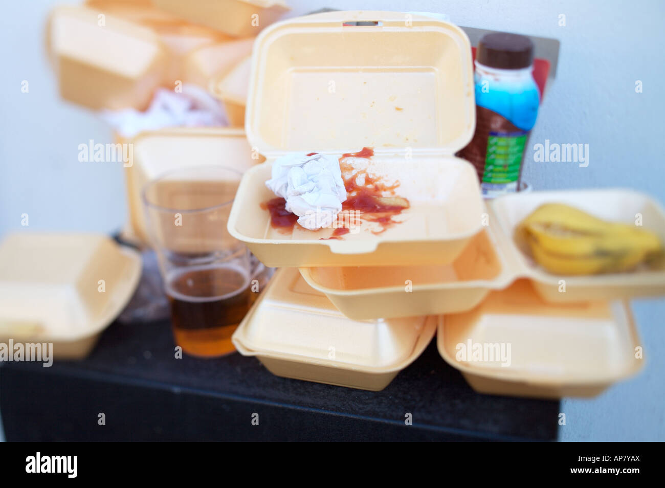A Rubbish Bin outside the Arsenal football Stadium Stock Photo - Alamy