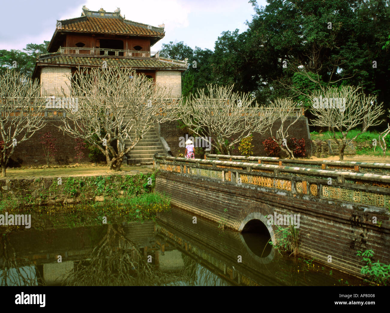 Vietnam Hué Minh Mang tomb Stock Photo - Alamy
