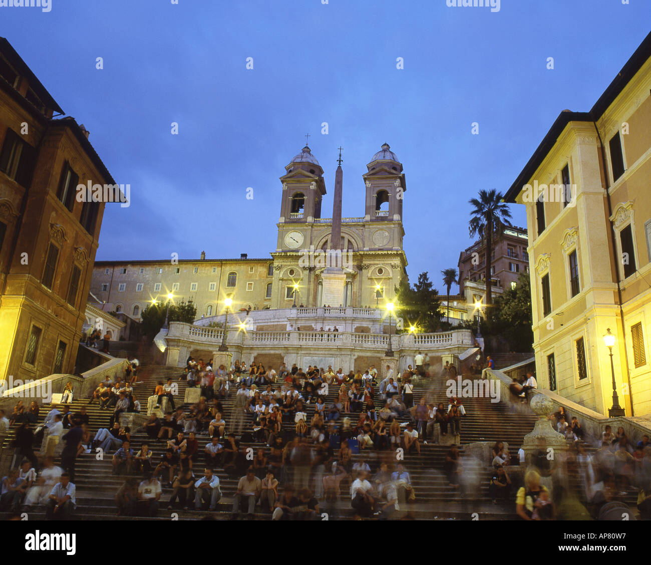 View spanish steps iconic hi-res stock photography and images - Alamy