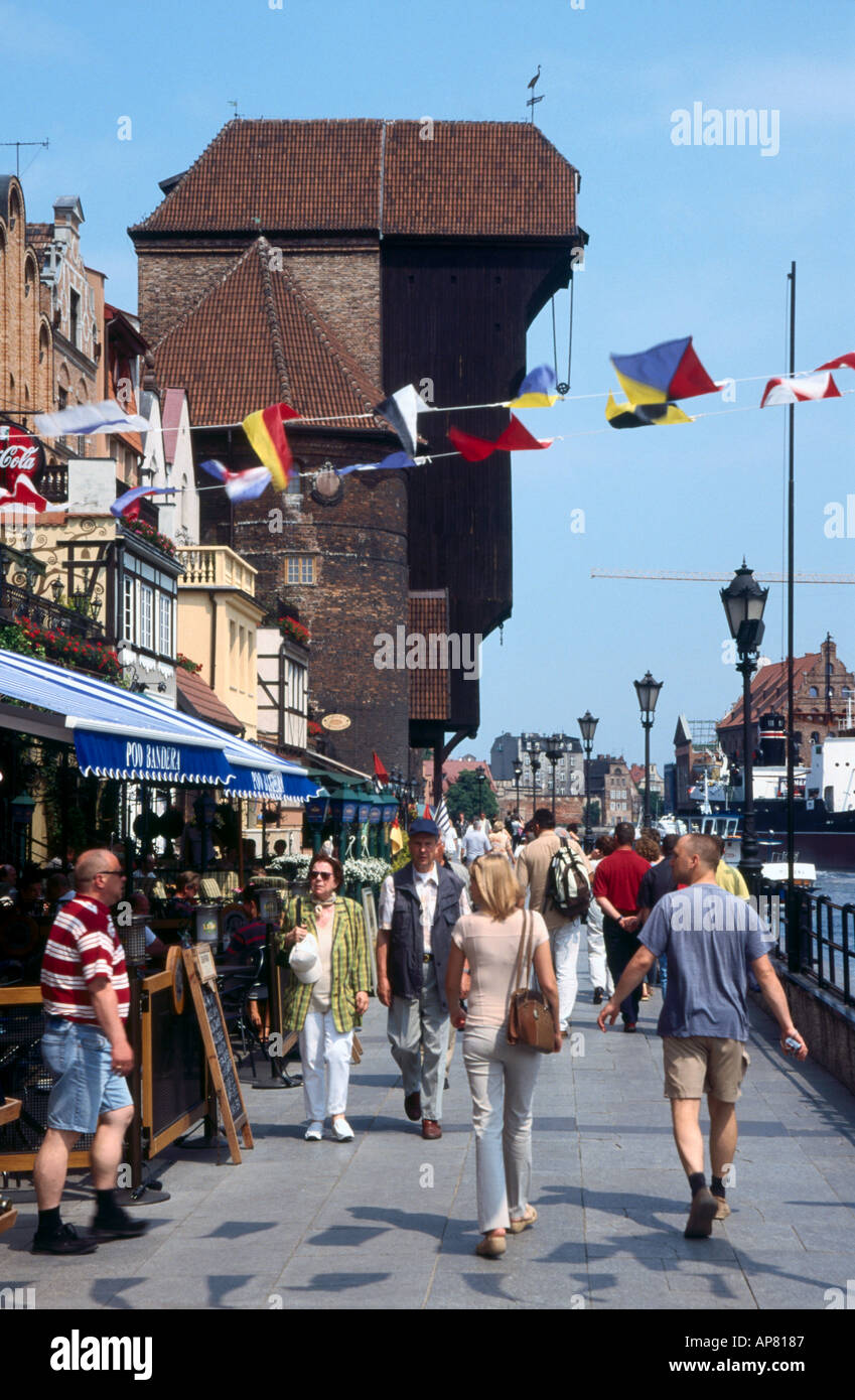 Group of people at market place, Gdansk, Poland, Europe Stock Photo - Alamy