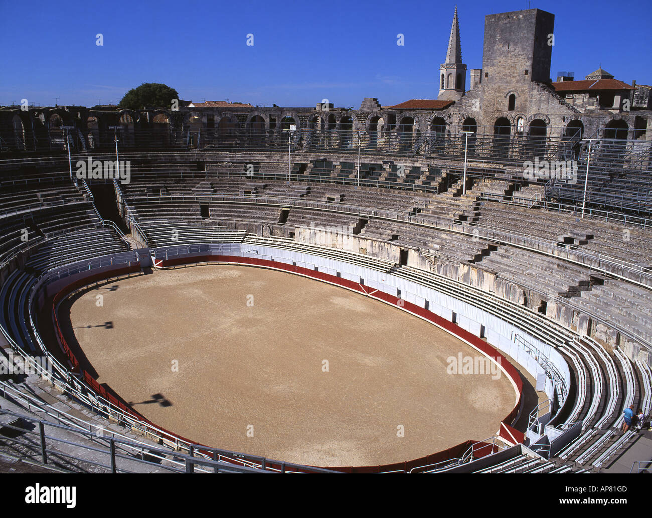 Les Arènes Roman amphitheatre Arles Provence France Stock Photo - Alamy