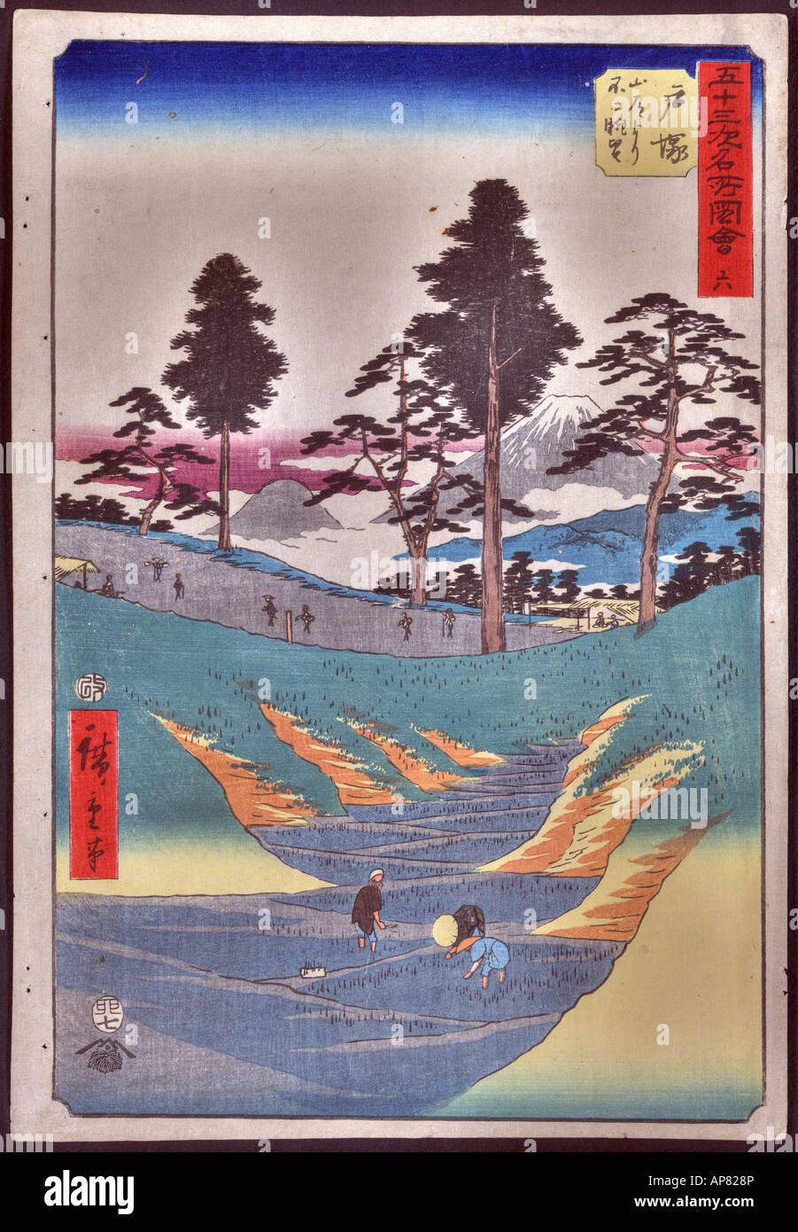 Totsuka Japan ca. 1855 Stock Photo - Alamy