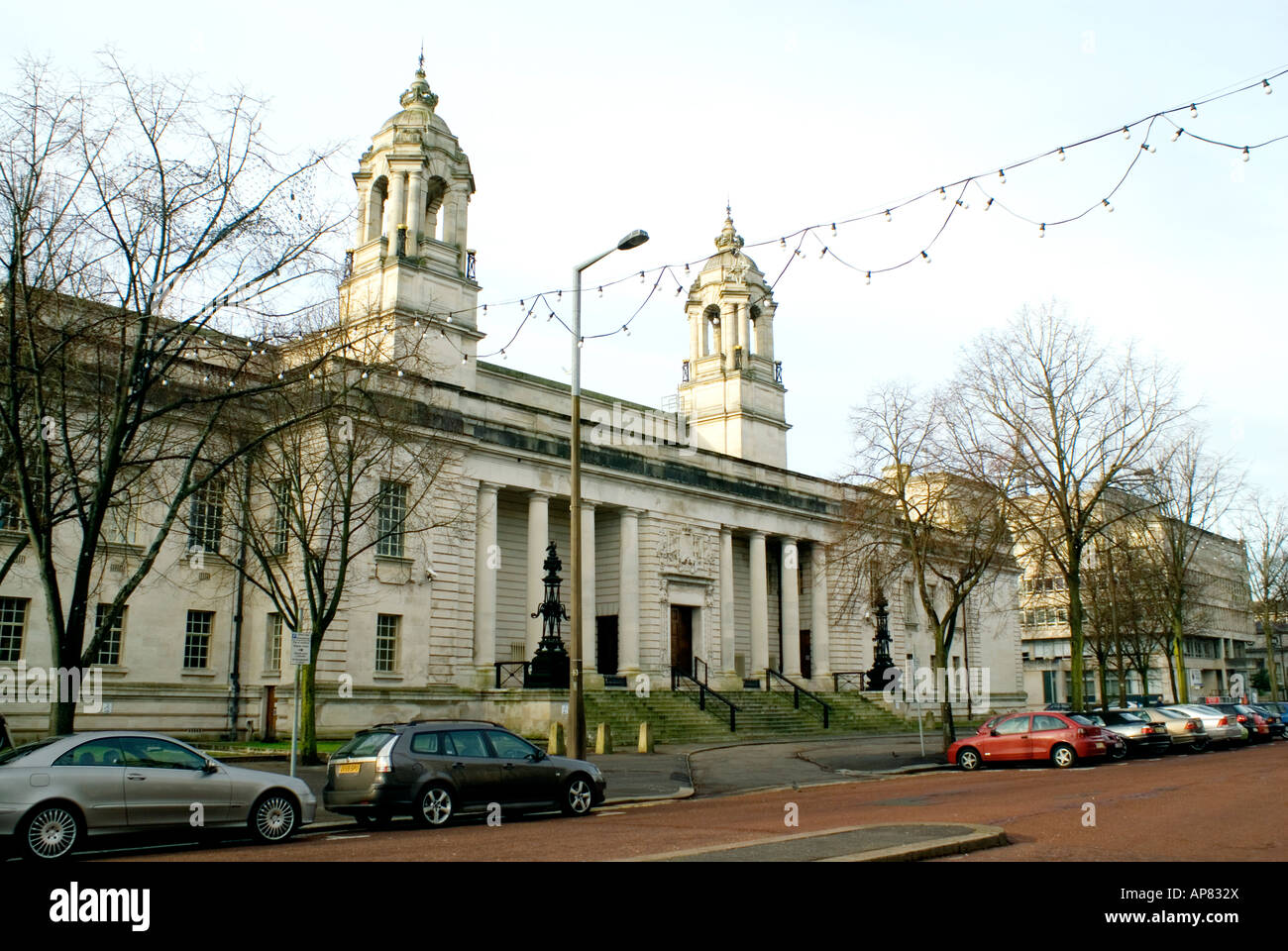 Cardiff Crown Court, Cathays Park, Cardiff, Wales Stock Photo - Alamy