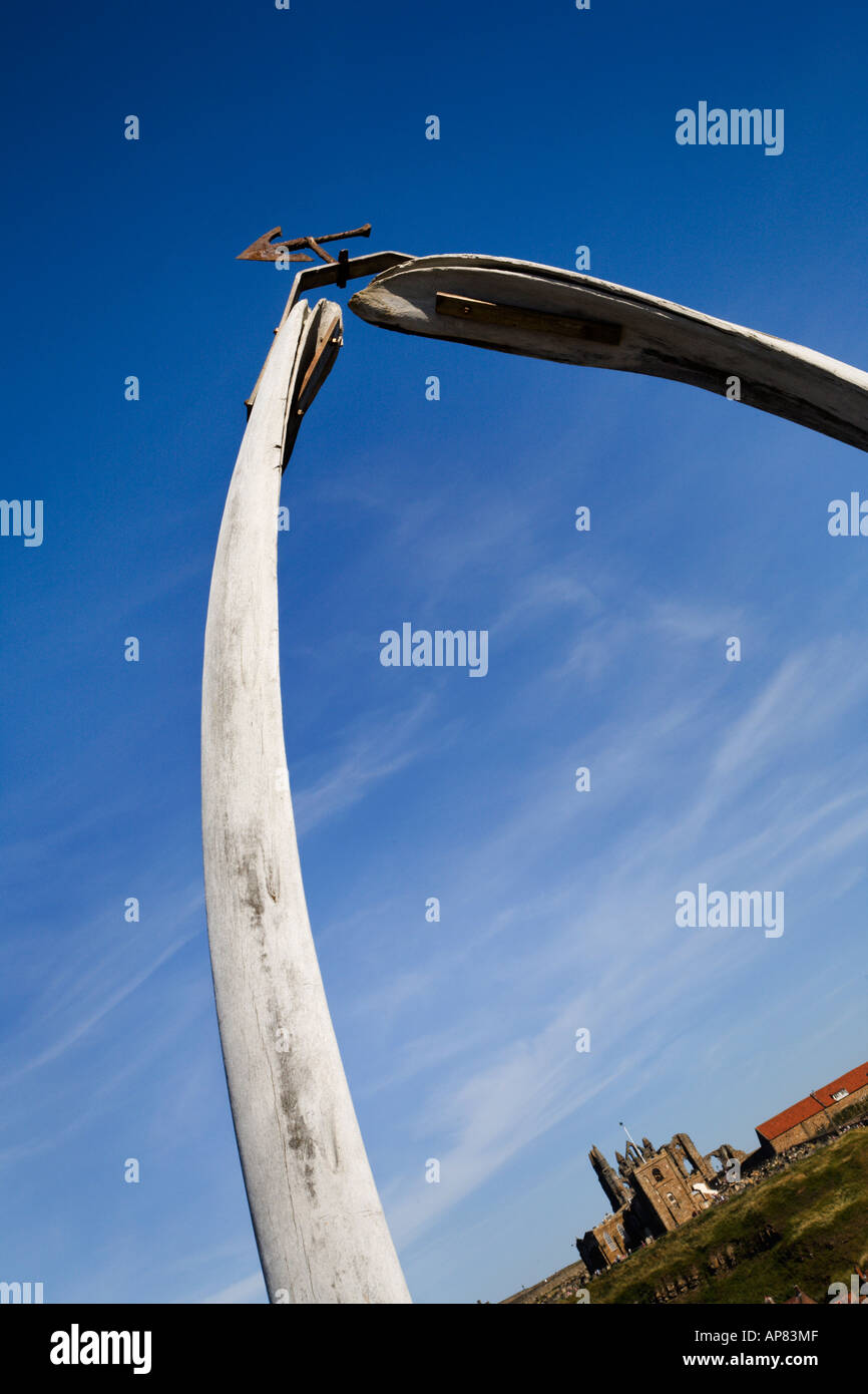 The Whalebone Arch Whitby North Yorkshire England Stock Photo - Alamy