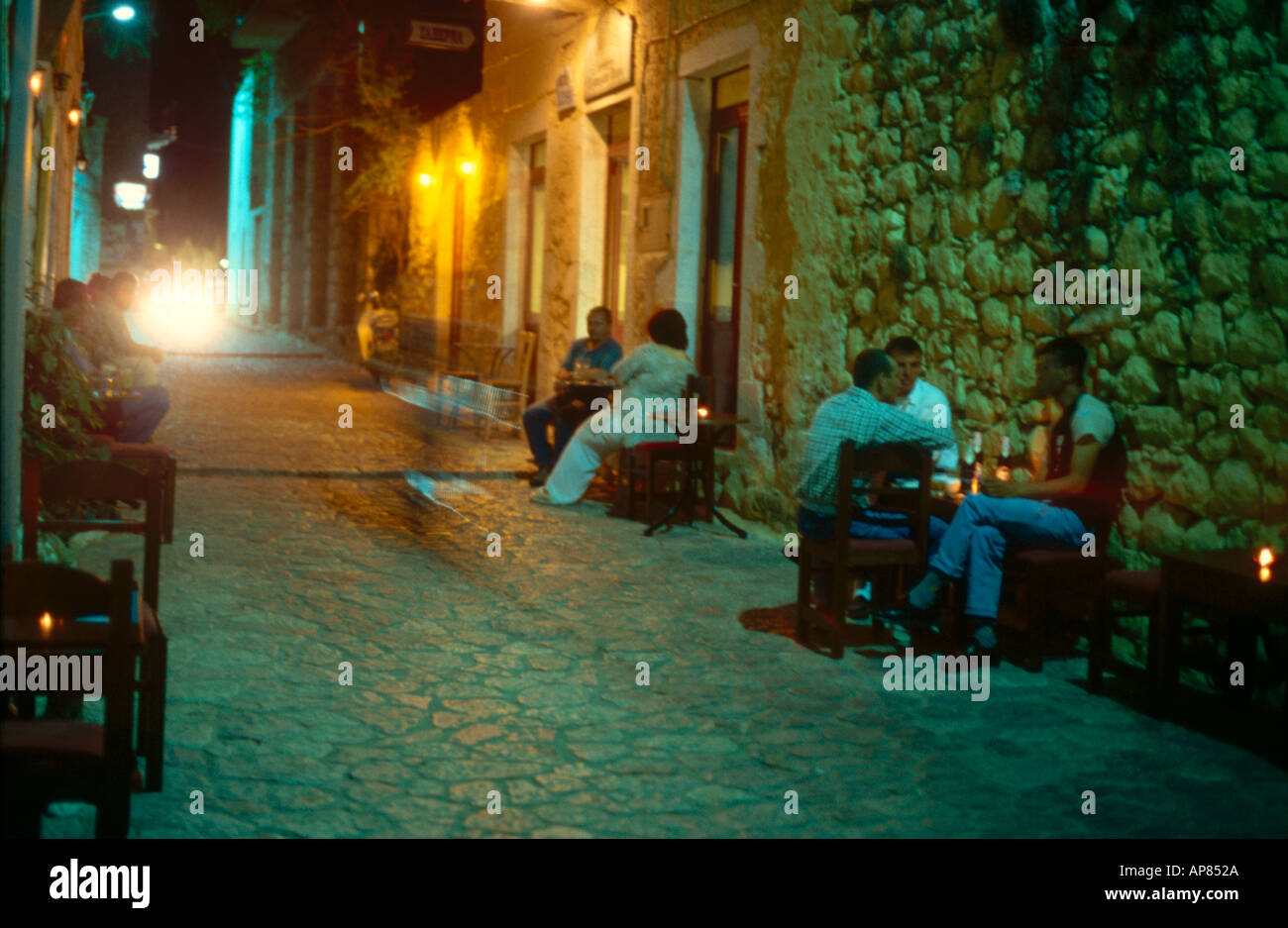 Mani peninsula cafe hi-res stock photography and images - Alamy