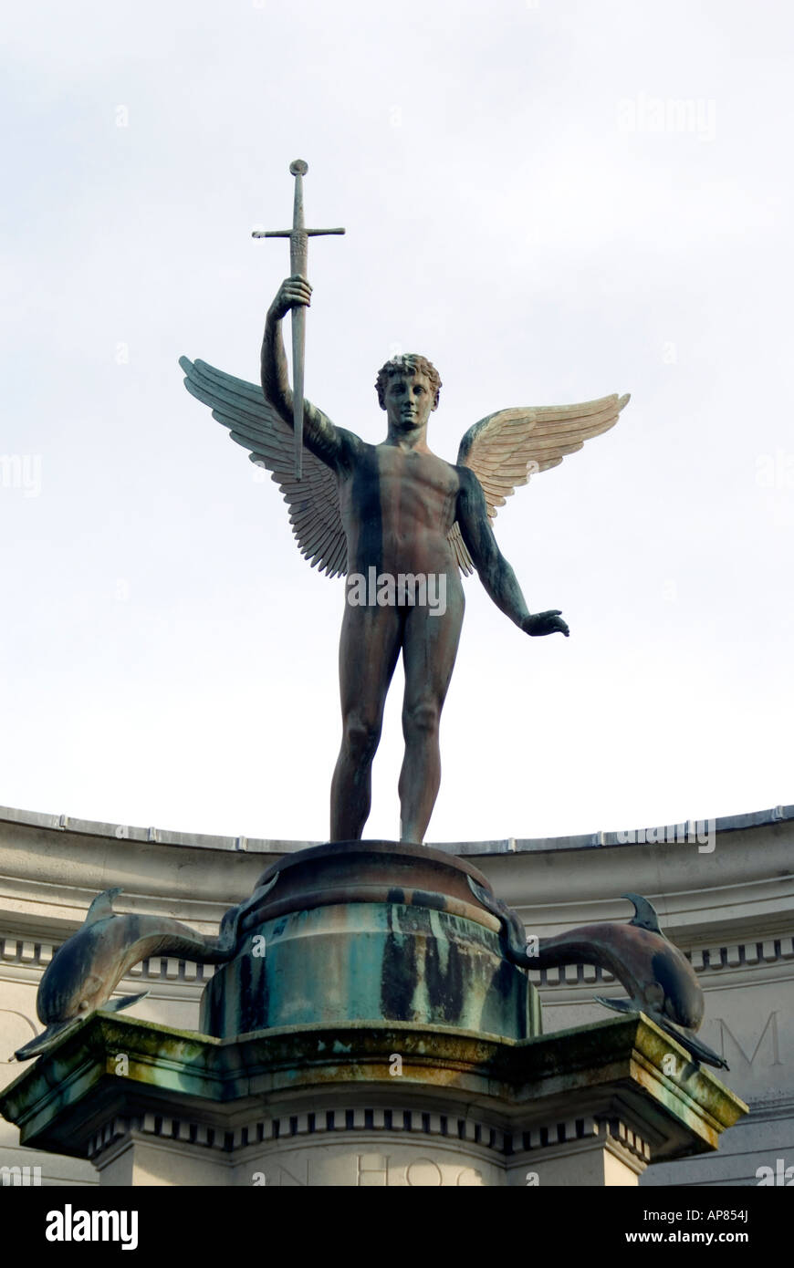 Angel with sword hi-res stock photography and images - Alamy