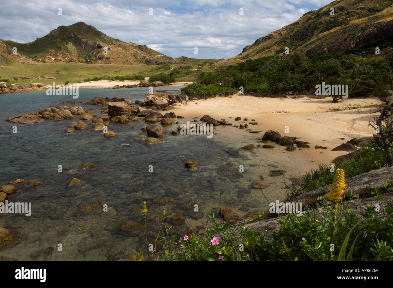 Lokaro Bay, near Taolagnaro, Fort Dauphin, Madagascar Stock Photo - Alamy
