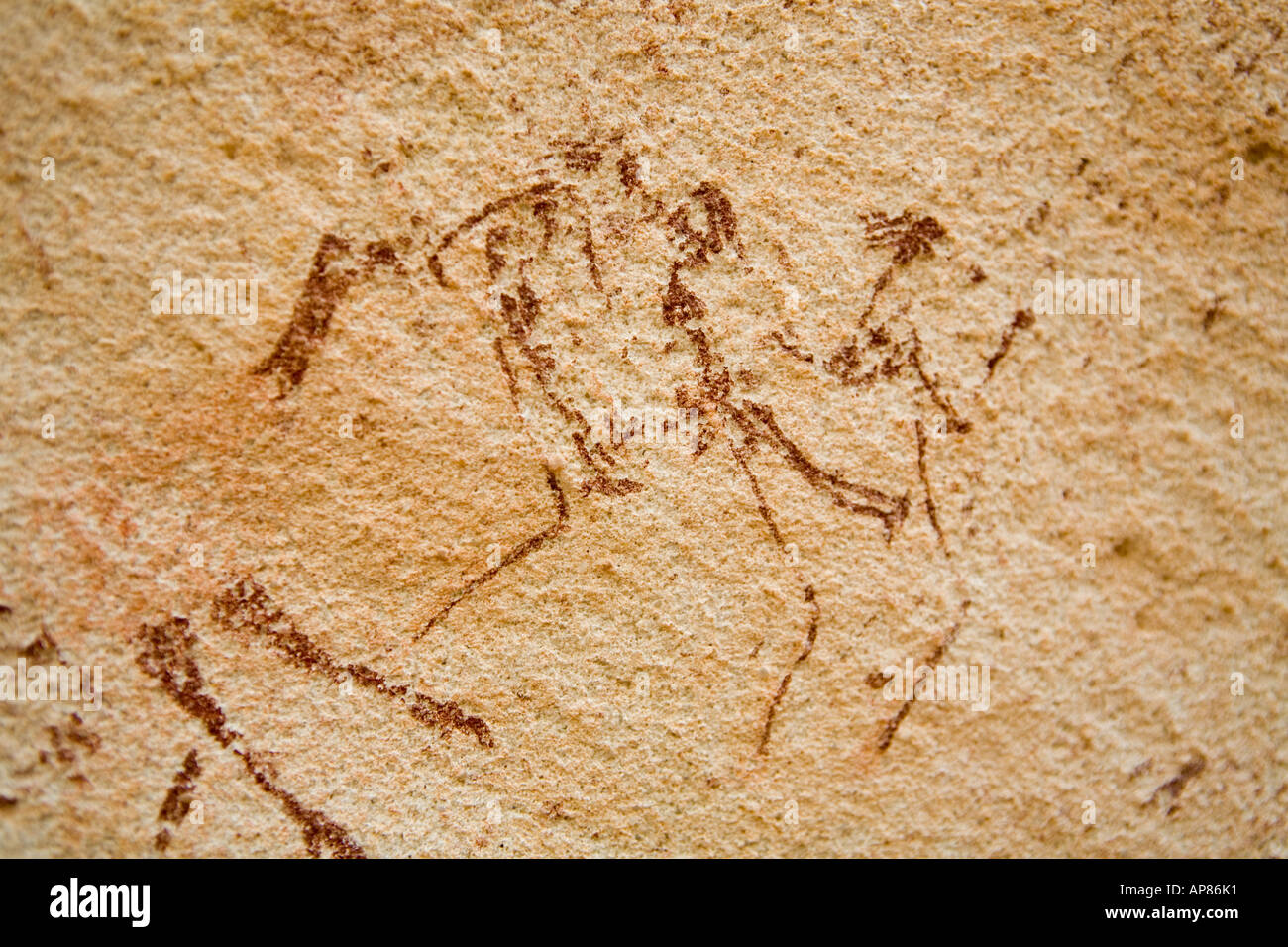 Rock art, Mestekawi Cave, Gilf Kebir, Egypt's Western desert Stock ...