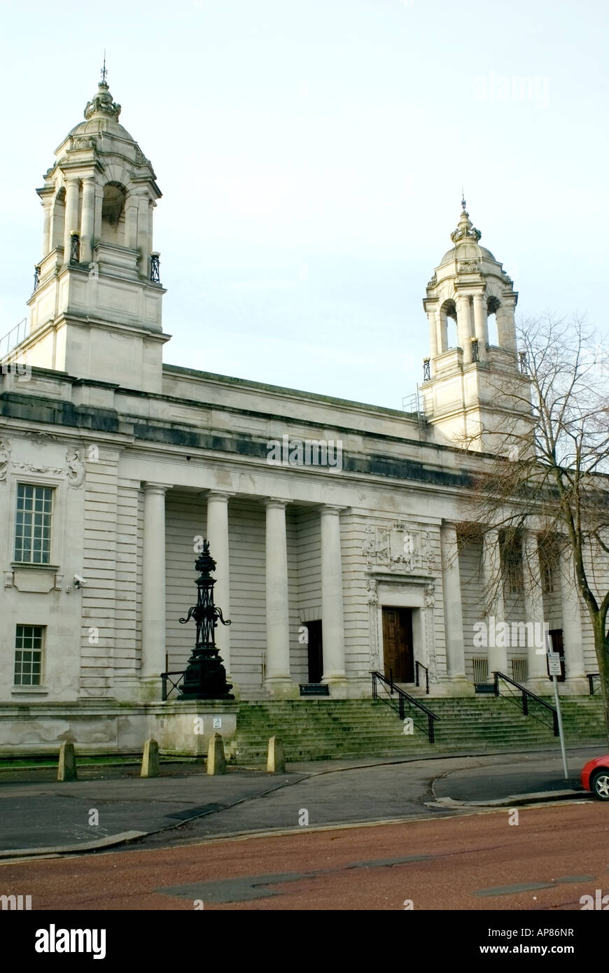 Cardiff Crown Court, Cathays Park, Cardiff, Wales Stock Photo - Alamy