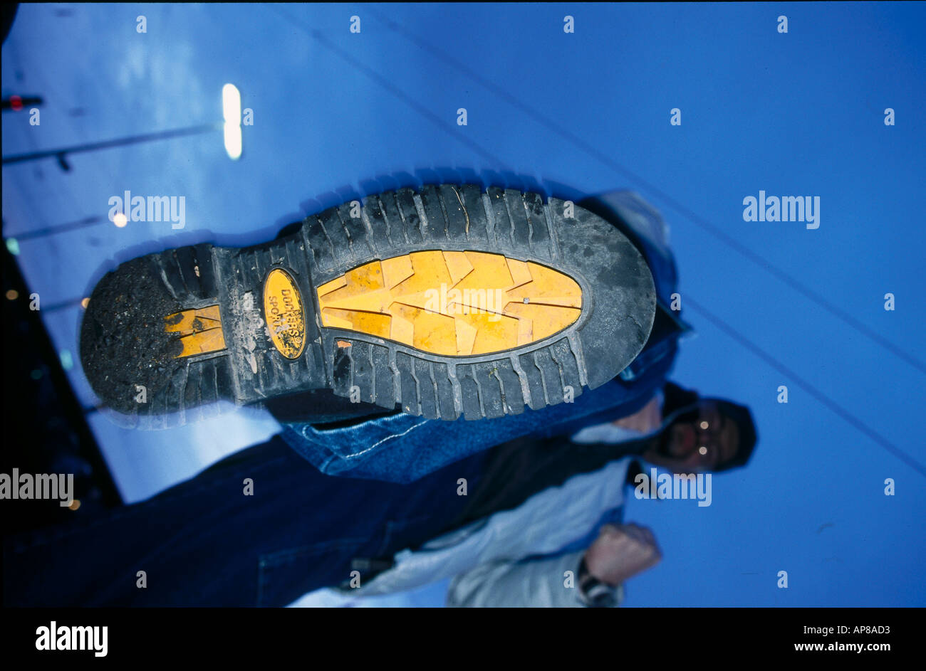 Man treading hi-res stock photography and images - Alamy