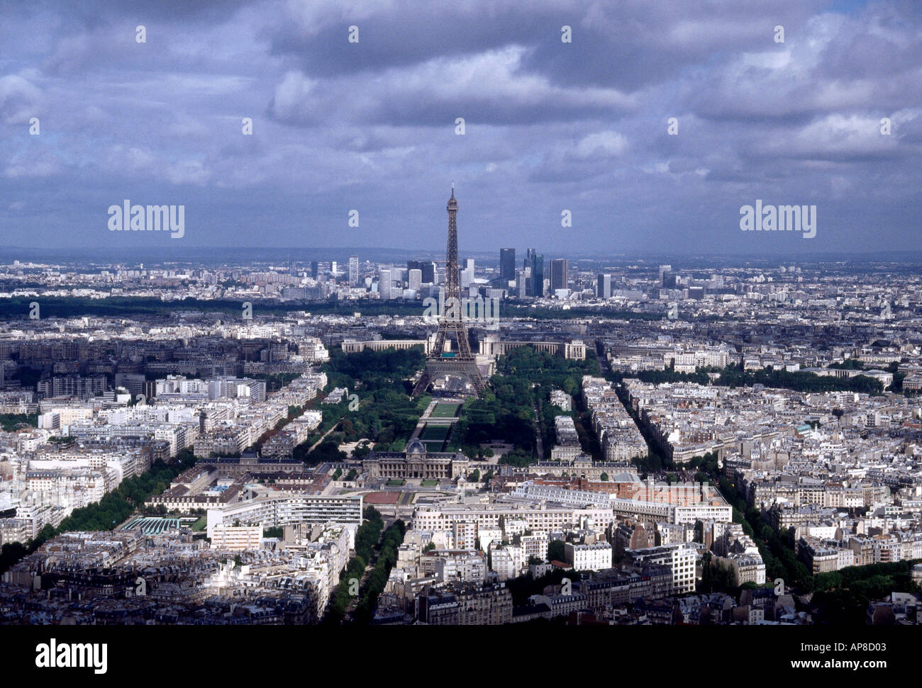 Aerial view of cityscape, Paris, France Stock Photo - Alamy