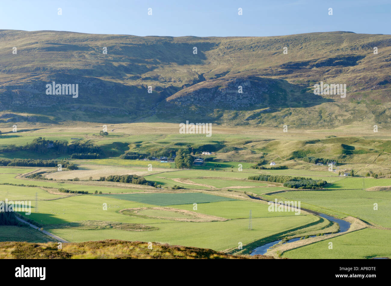 Laggan valley from An Dun Hill Stock Photo - Alamy