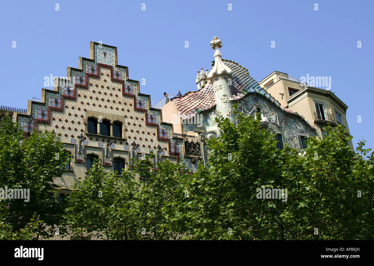Gaudi's Battlo House Stock Photo - Alamy