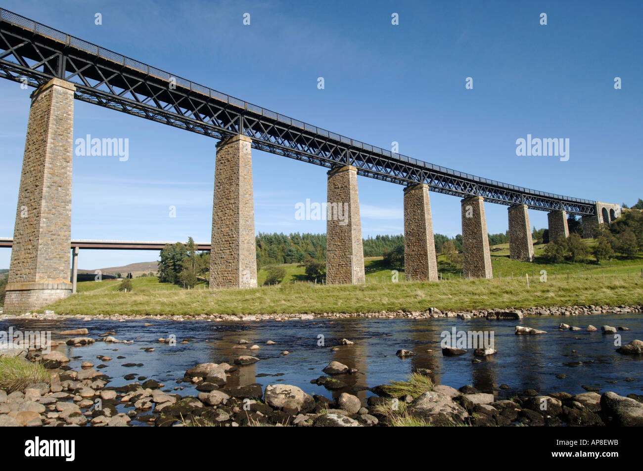 Tomatin Railway Viaduct Inverness-shire Stock Photo - Alamy