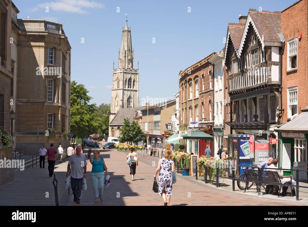 Uk gloucestershire gloucester westgate street hi-res stock photography ...