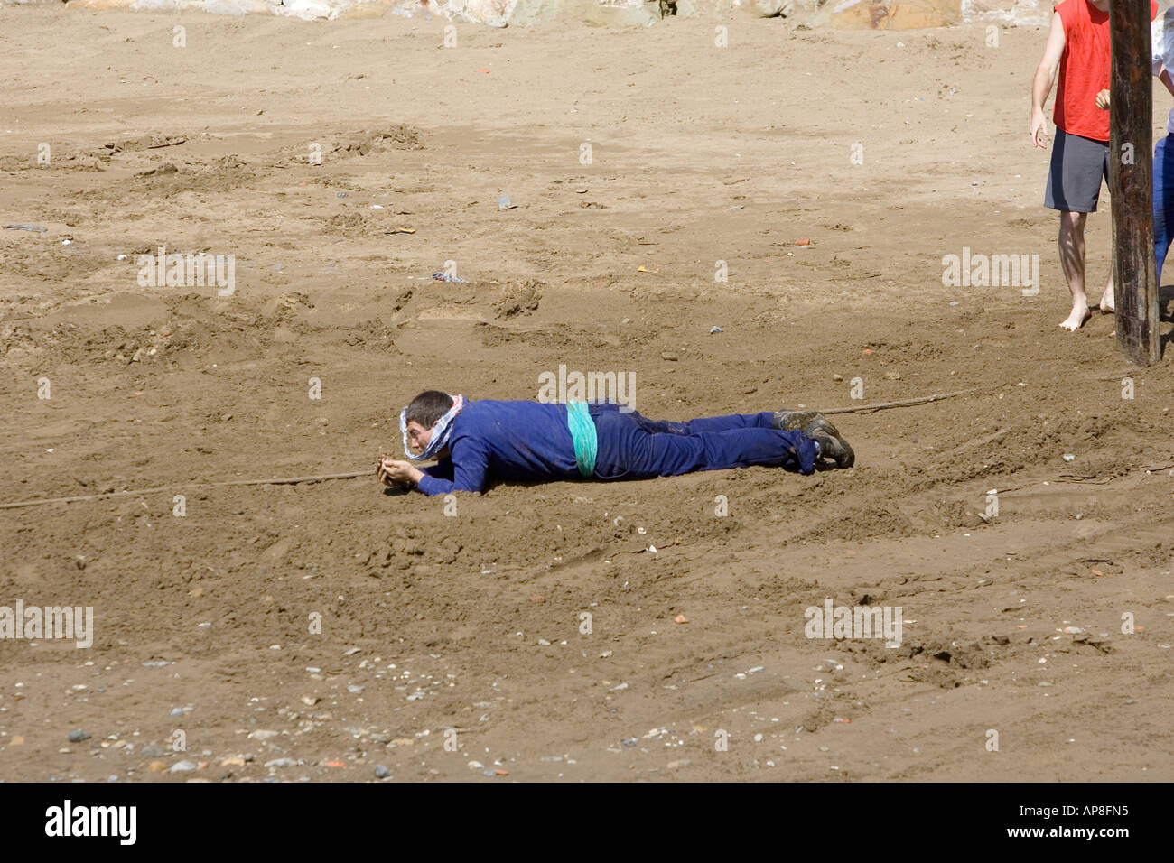 Man being trampled hi-res stock photography and images - Alamy