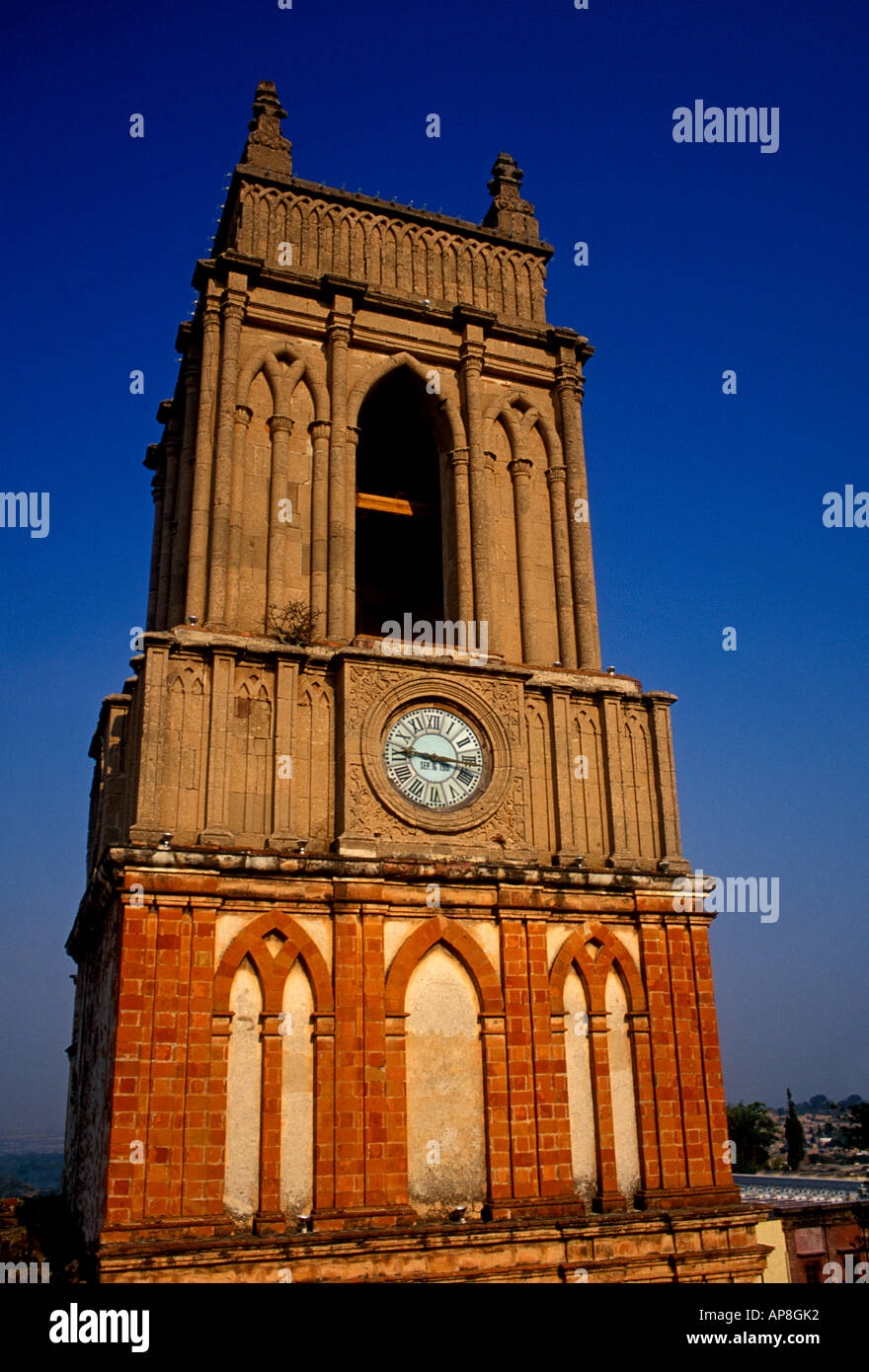bell tower, clock tower, San Rafael Church, Roman Catholic church ...