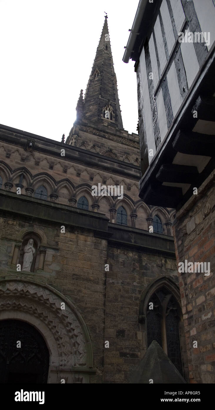 St Mary de Castro Leicester UK Stock Photo - Alamy