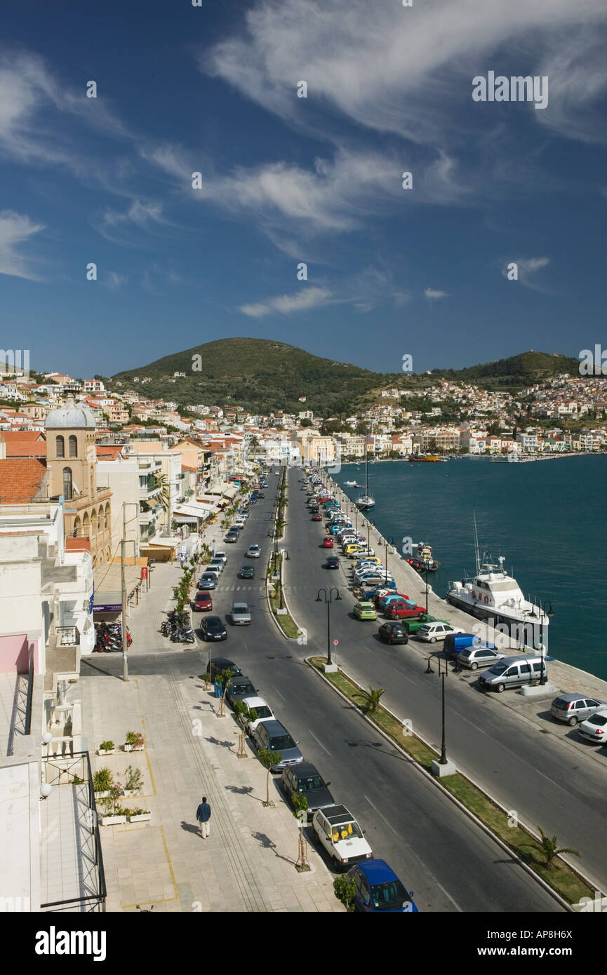 GREECE, Northeastern Aegean Islands, SAMOS, Vathy (Samos Town): Daytime ...