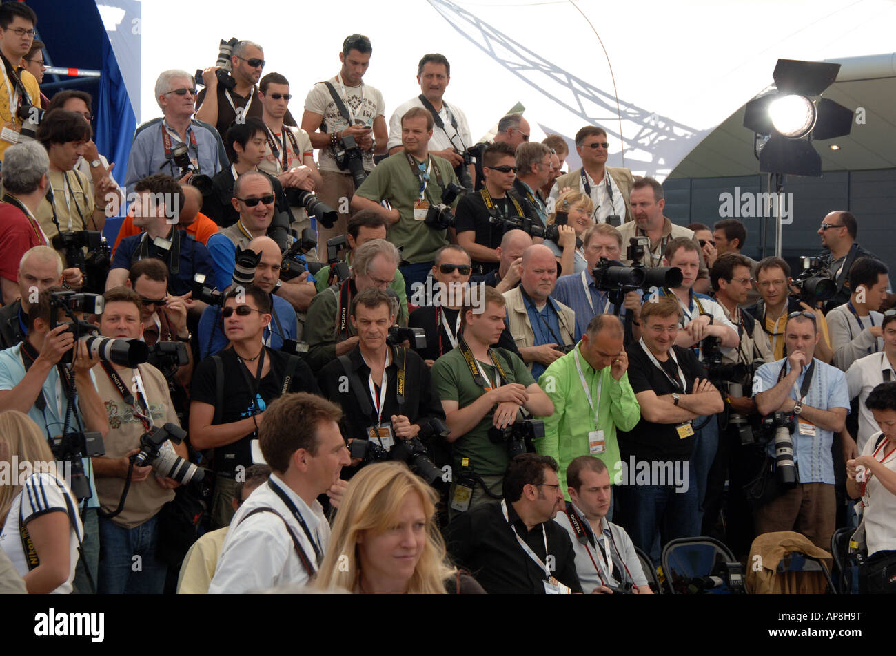 Pohotgraphers at Cannes Film Festival Cannes Farance Stock Photo - Alamy