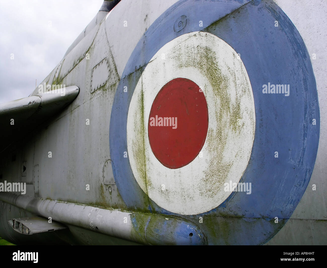 RAF roundel on a decommissioned English Electric Lightning aircraft ...