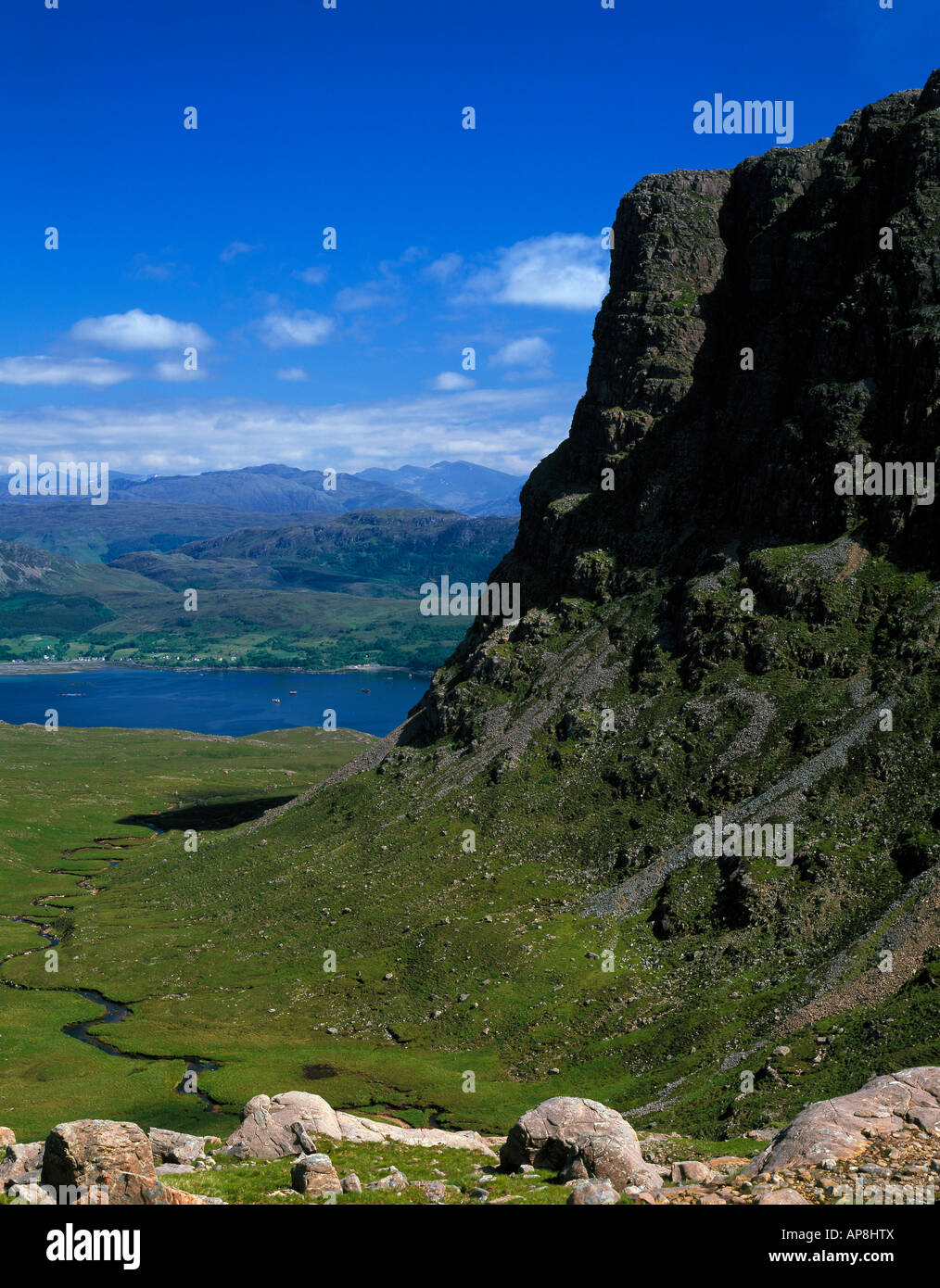 Pass of the Cattle Applecross Mountains Wester Ross Highland Region ...