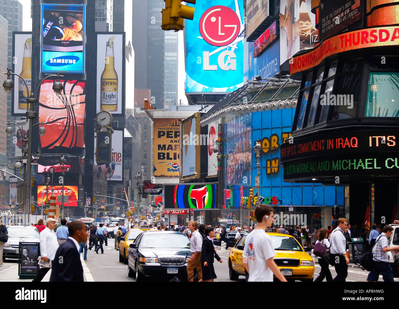 Time Square New York Stock Photo - Alamy