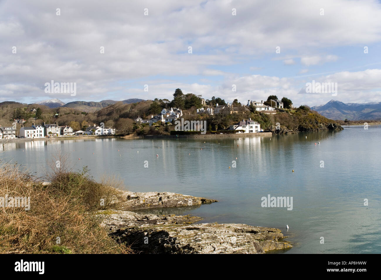 Borth y Gest harbour,Porthmadog,Gwynedd, North Wales, United Kingdom ...