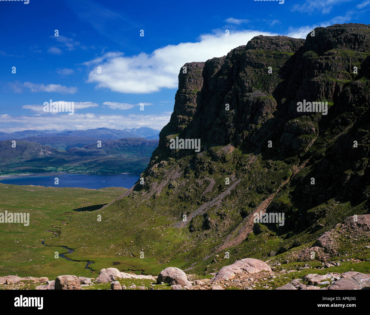 Pass of the Cattle Applecross Mountains Wester Ross Highland Region ...