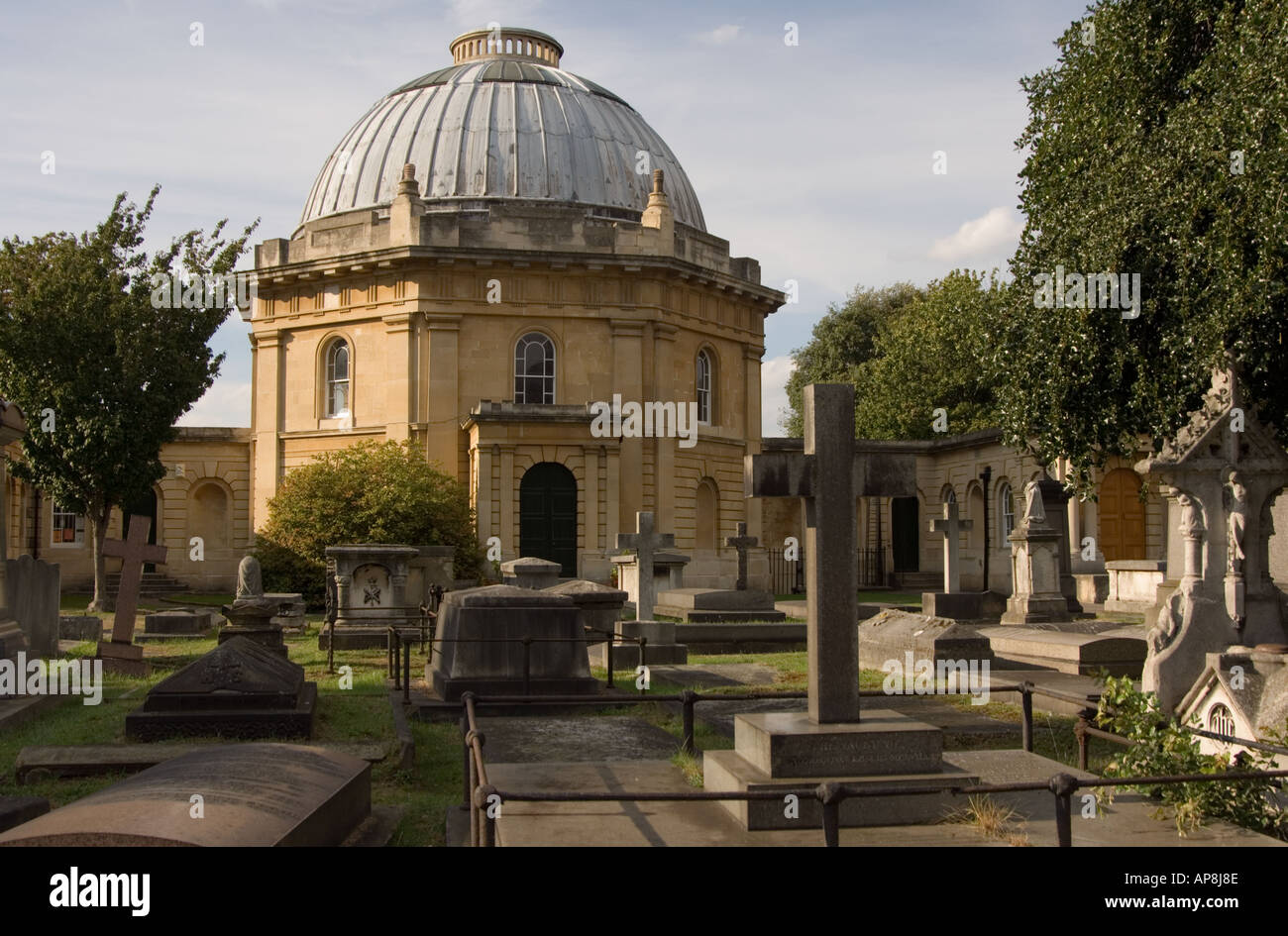The Chapel Brompton cemetery Fulham Road Chelsea London England Stock ...