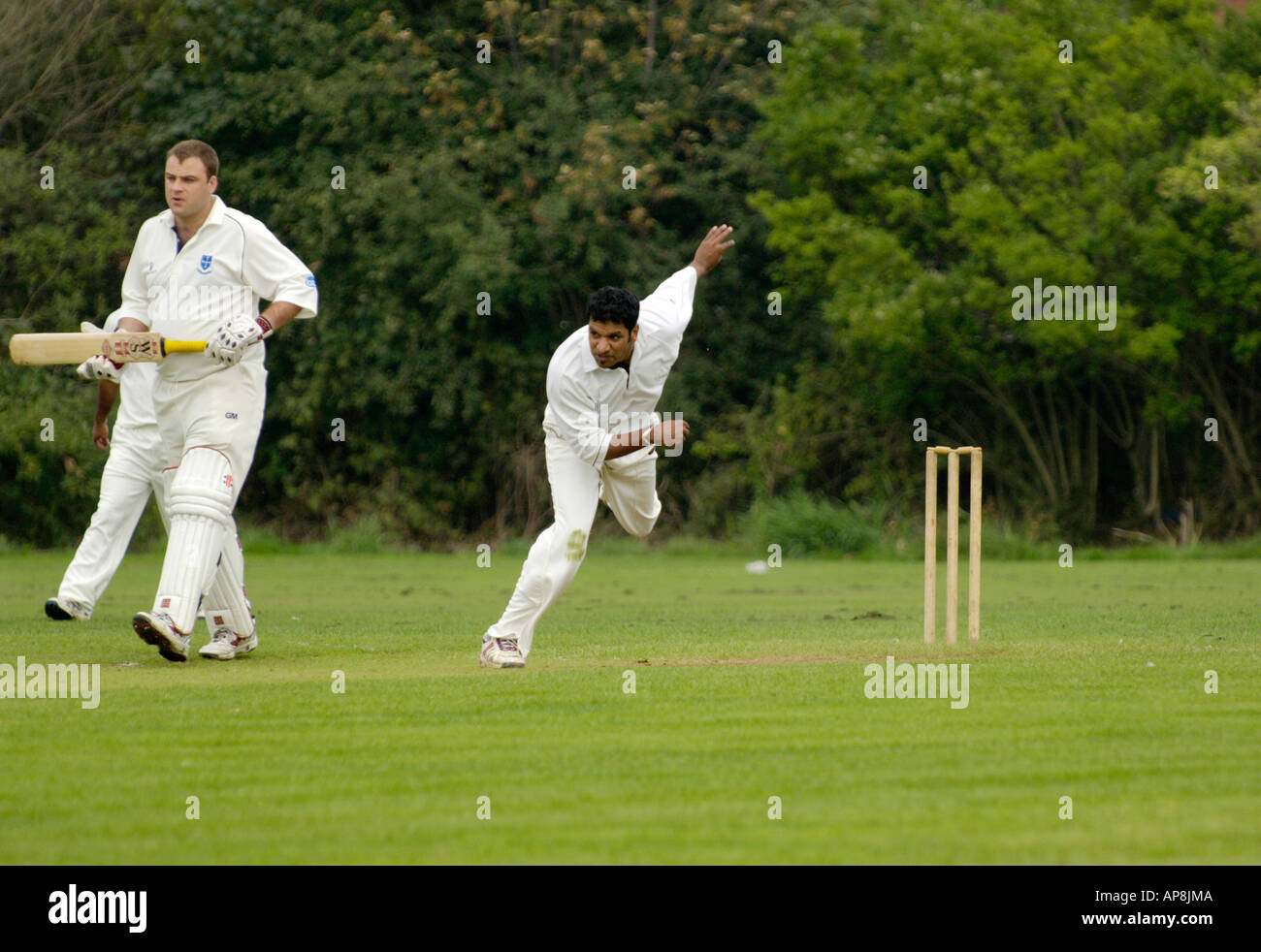 Cricketers action hi-res stock photography and images - Alamy