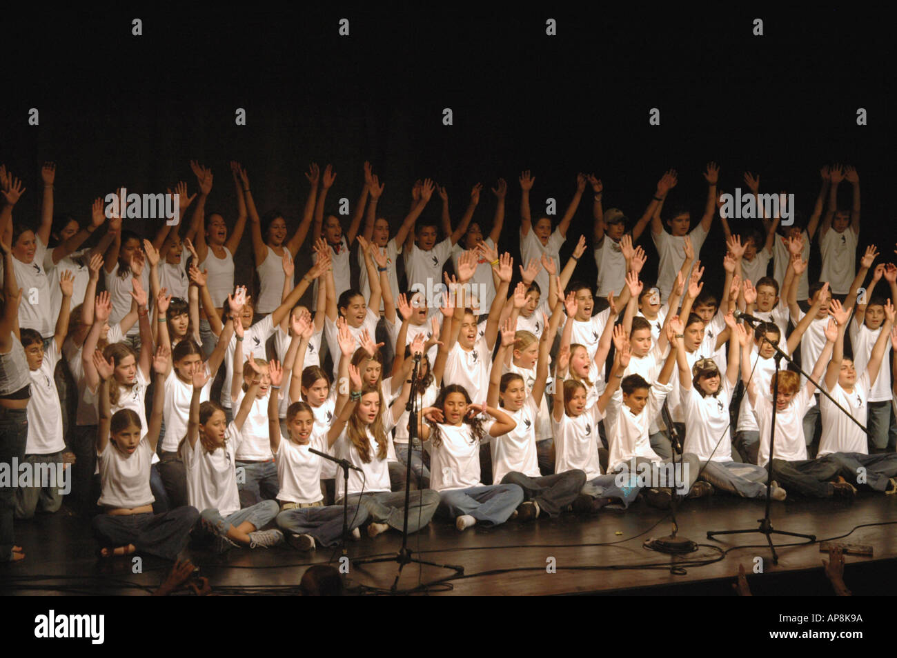 The graduation performance Stock Photo - Alamy