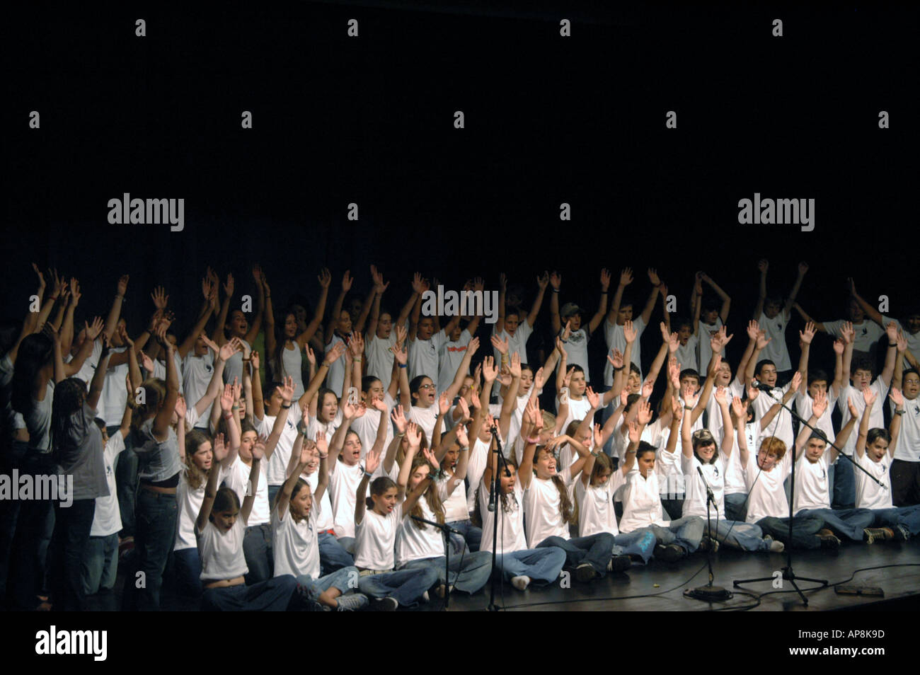 The graduation performance Stock Photo - Alamy