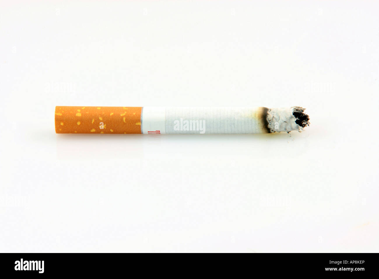 health and addiction concepts cigarette smoking isolated on white ...