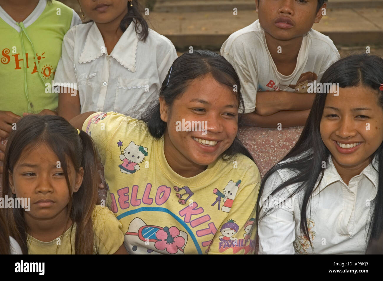 Cambodia Kampong Cham children in orphanage Stock Photo - Alamy