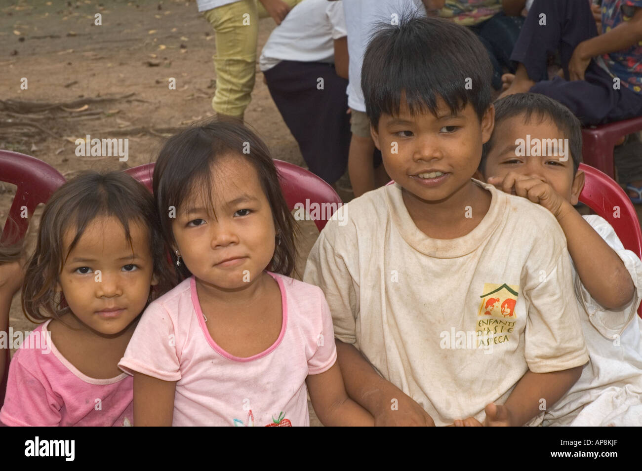 Cambodia Kampong Cham children in orphanage Stock Photo - Alamy