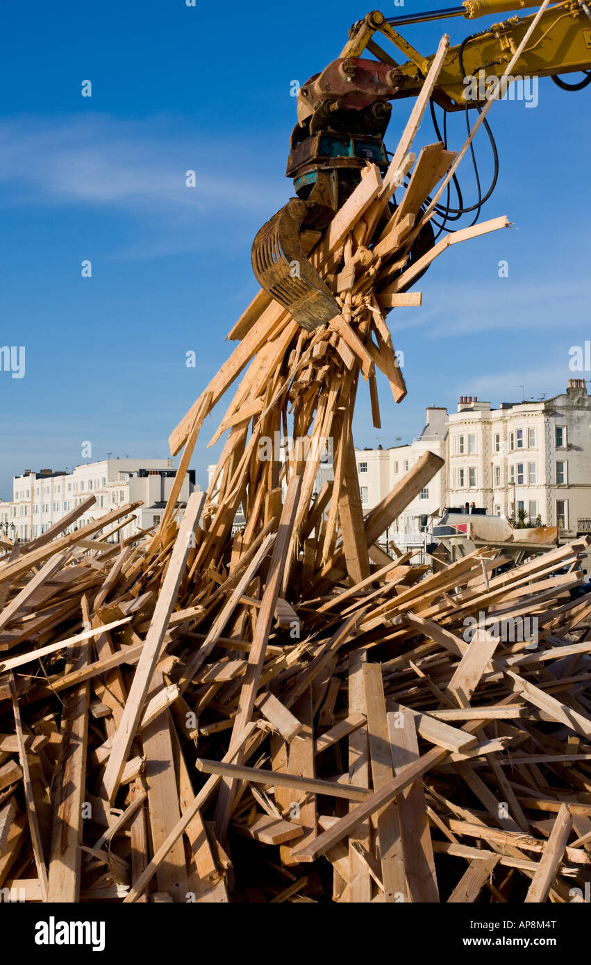 Wood washed up on the beach at worthing hi-res stock photography and ...