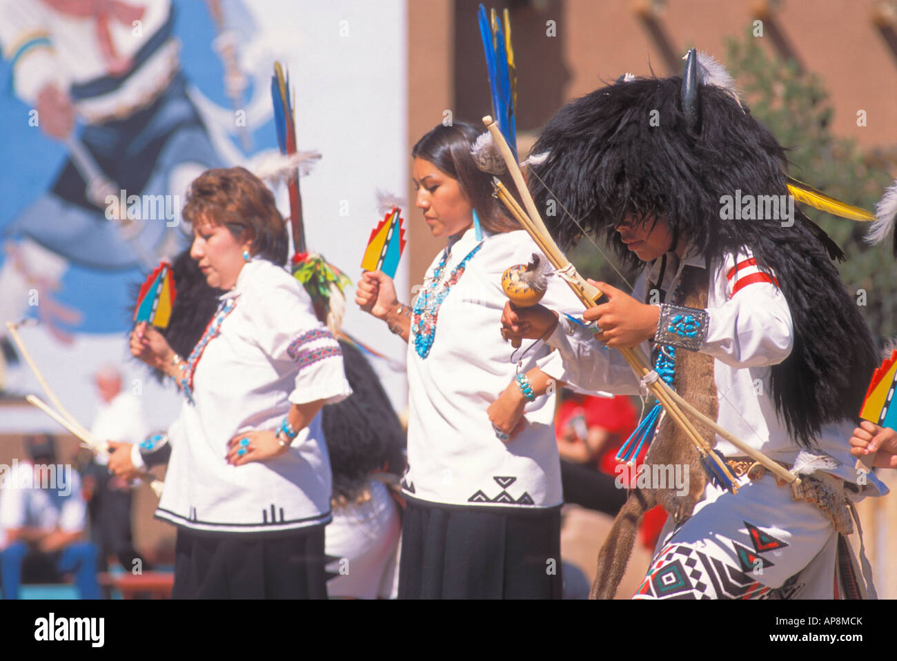 Zuni pueblo dancers performing deer hi-res stock photography and images ...