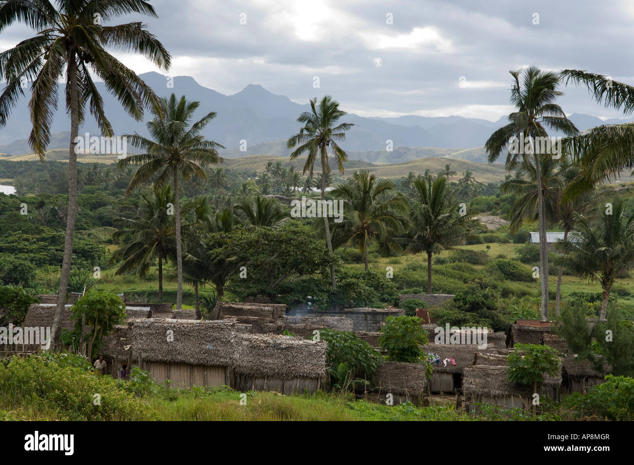 Evatraha village, Lokaro Bay, near Taolagnaro, Fort Dauphin, Madagascar ...