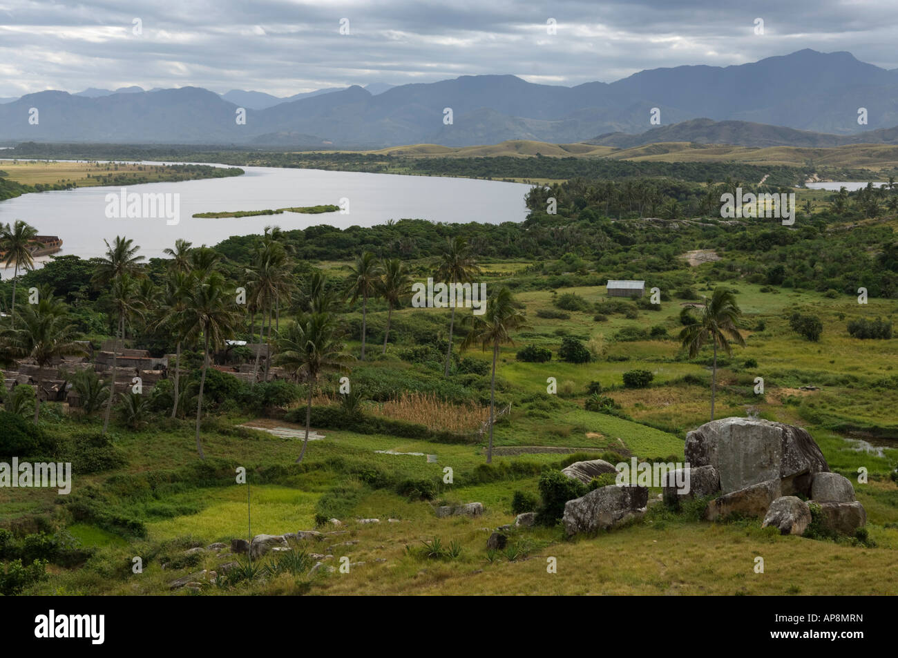 Evatraha village, Lokaro Bay, near Taolagnaro, Fort Dauphin, Madagascar ...