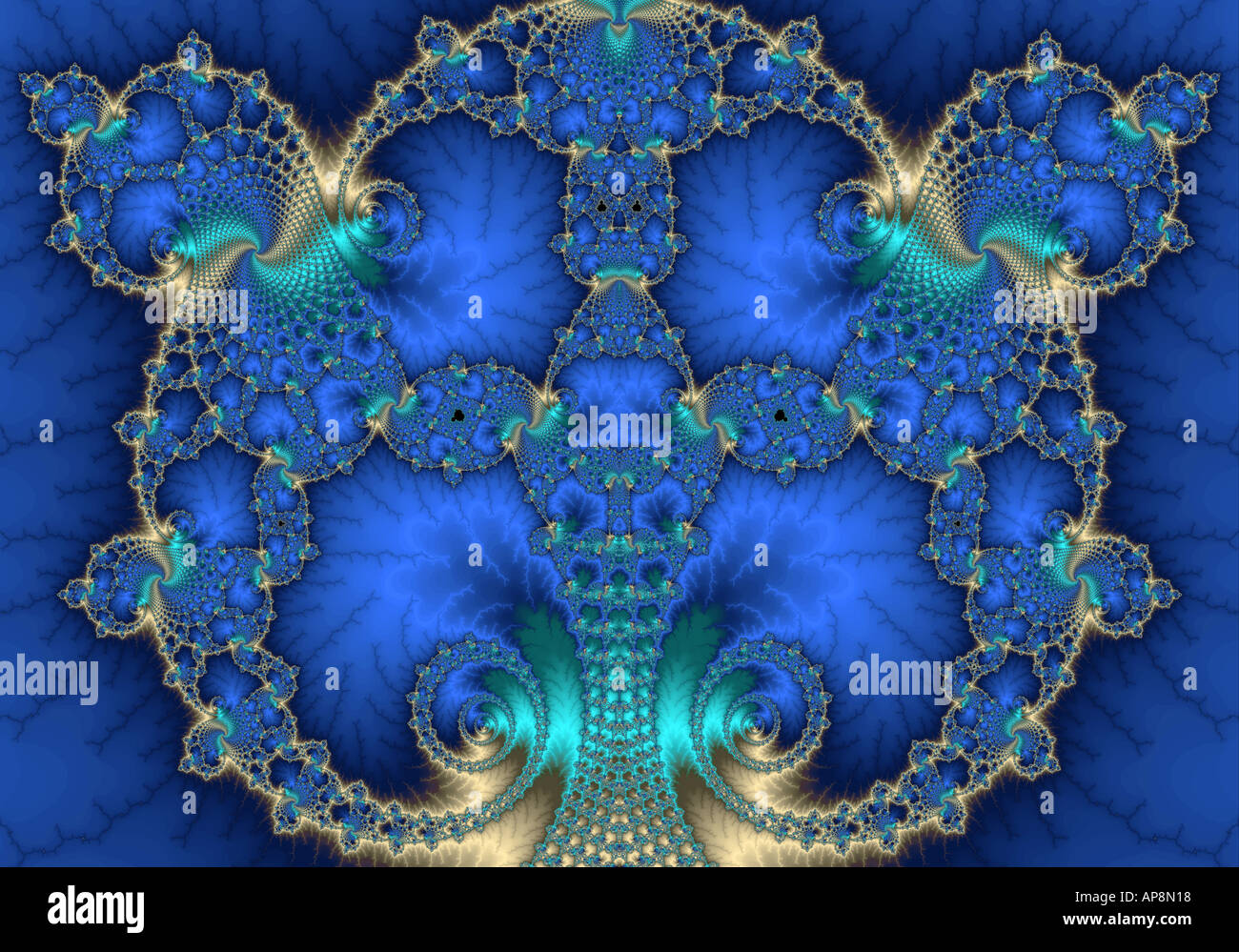 Computer generated fractal image Stock Photo - Alamy