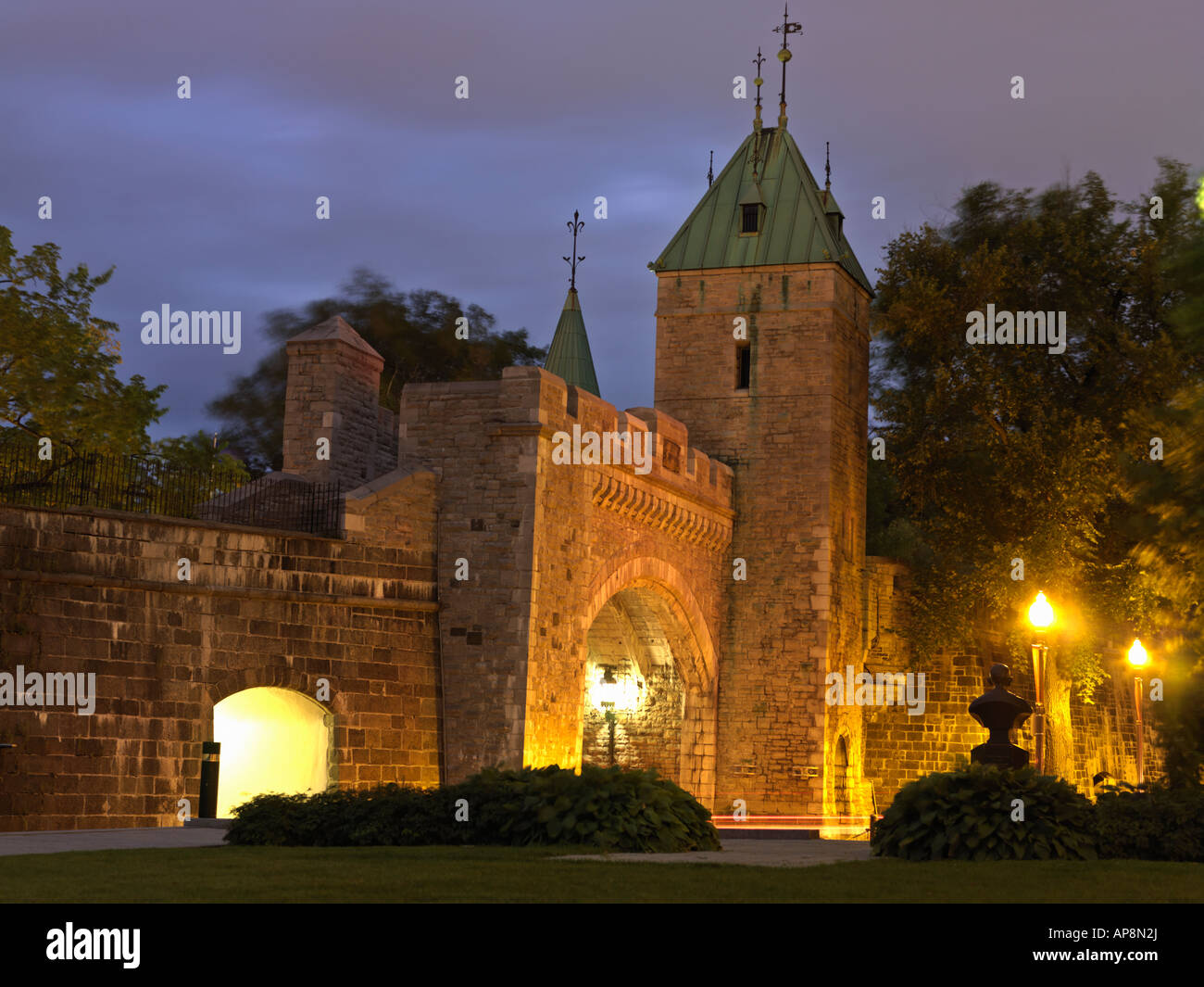 Canada Quebec Quebec City Gate,Porte Saint Louis one of the gate ...