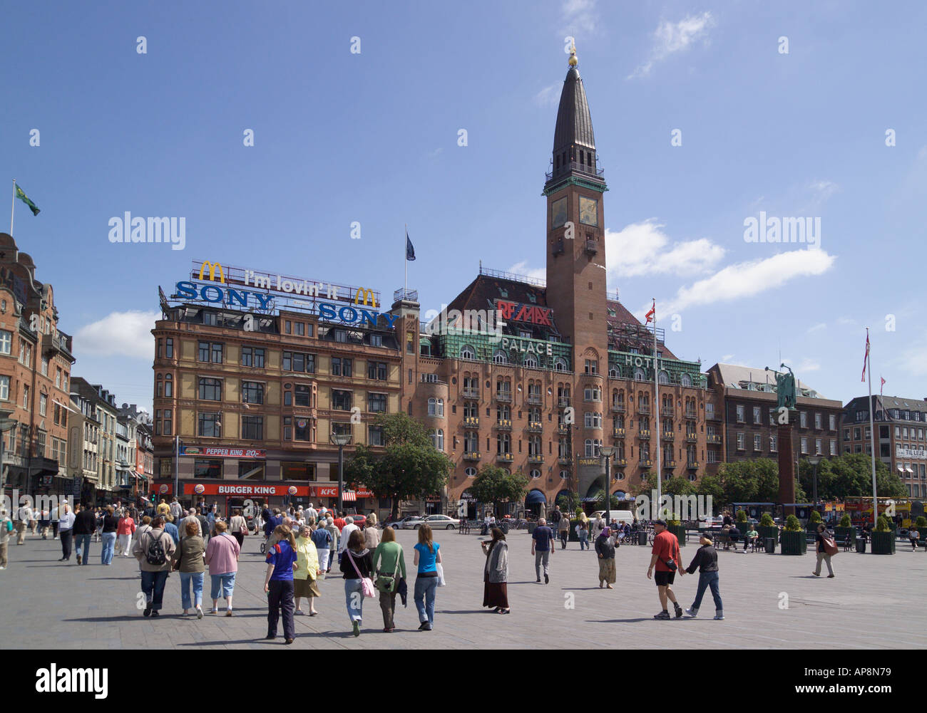 City hall square copenhagen hi-res stock photography and images - Alamy
